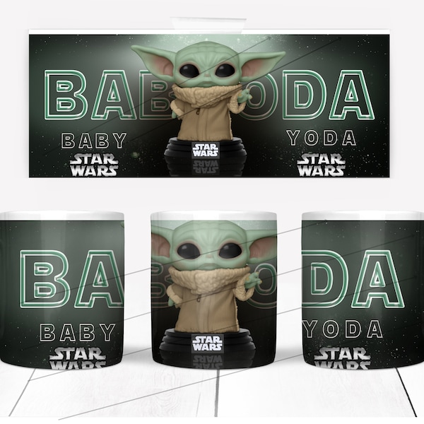 Grogu Drinking Tea - Etsy