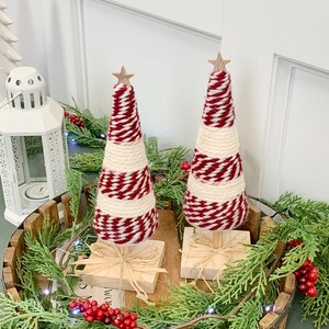 Chunky Wool Yarn Christmas Tree – Handmade Holiday Decor - Etsy