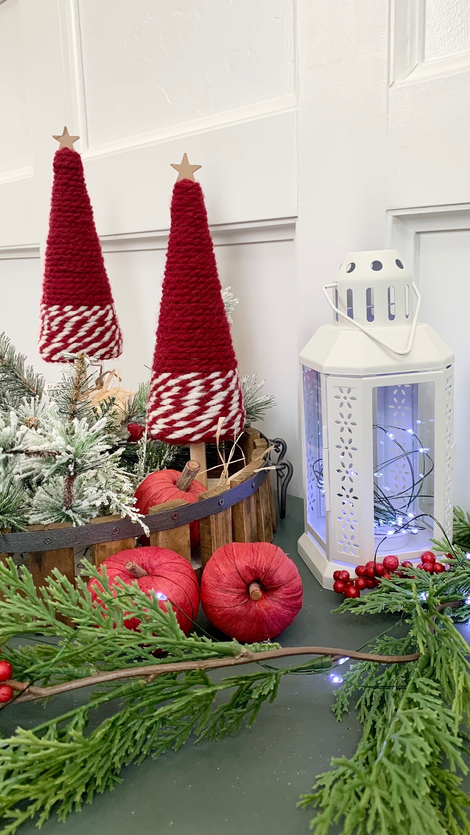 Chunky Wool Yarn Christmas Tree – Handmade Holiday Decor - Etsy
