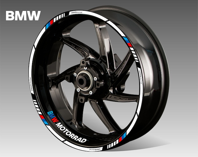 Bmw Wheel Decals Rim Stripes Motorcycle Wheel Stickers Rim Tape Kit - Etsy
