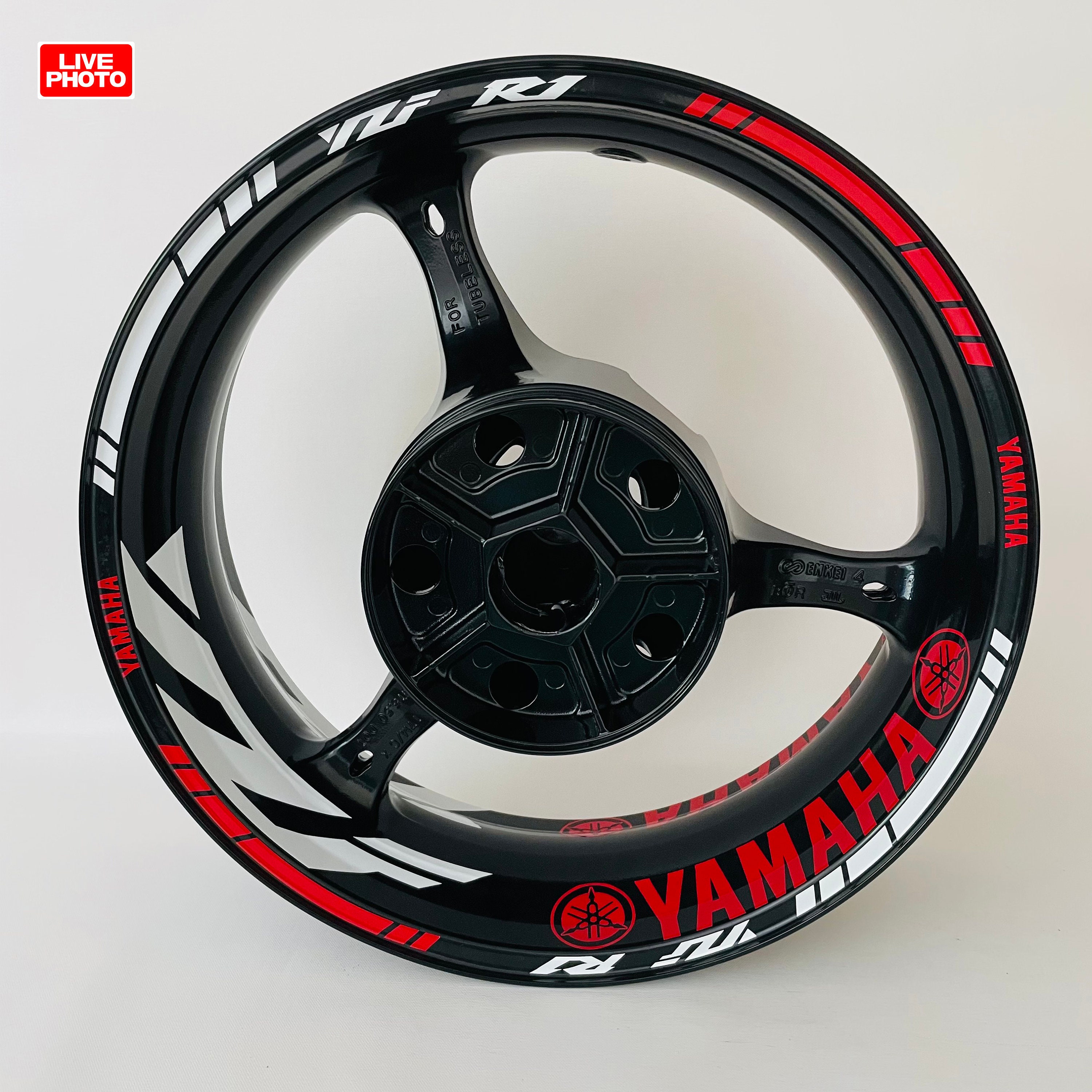 Yamaha R1 Wheel Stickers Rim Tape Yamaha YZF-R1 Rim Decal Yzf Stickers ...
