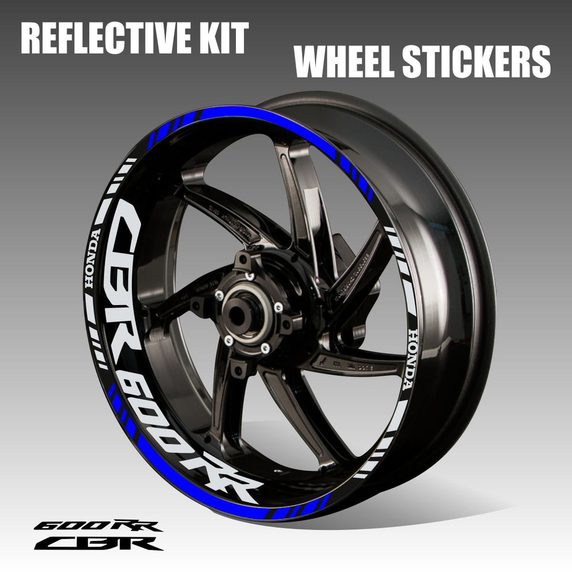 Honda CBR600RR Wheel Stickers Cbr Decals Motorcycle Rim Decals - Etsy