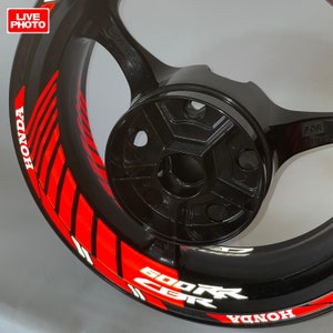 CBR 600RR Wheel Decals Honda Motorcycle Rim Stickers Cbr600rr ...
