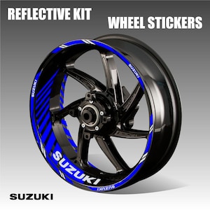 Suzuki Wheel Decals Rim Stickers for Suzuki Motorcycle Stripes Gsxr Rim ...