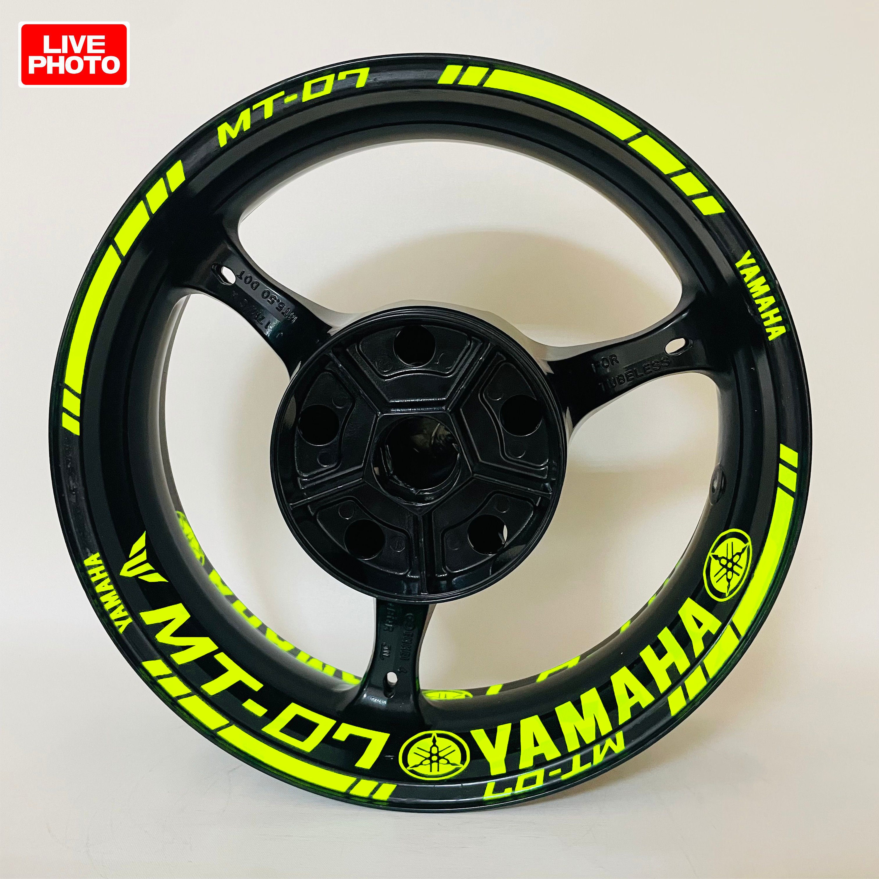 Yamaha MT-07 Wheel Decals Rim Stripes Motorcycle Stickers Rim - Etsy
