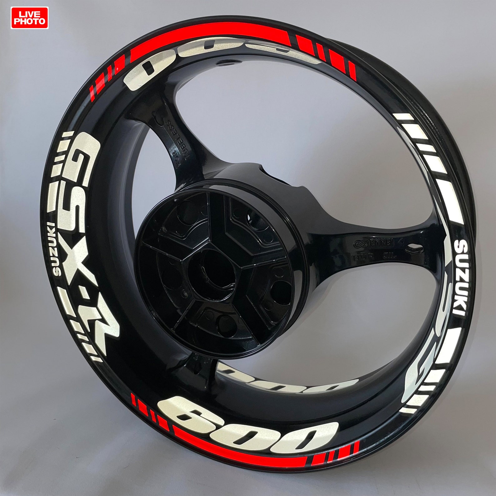 Suzuki GSX-R 600 Wheel Decals Rim Stickers for Suzuki Gsxr 600 Tape ...