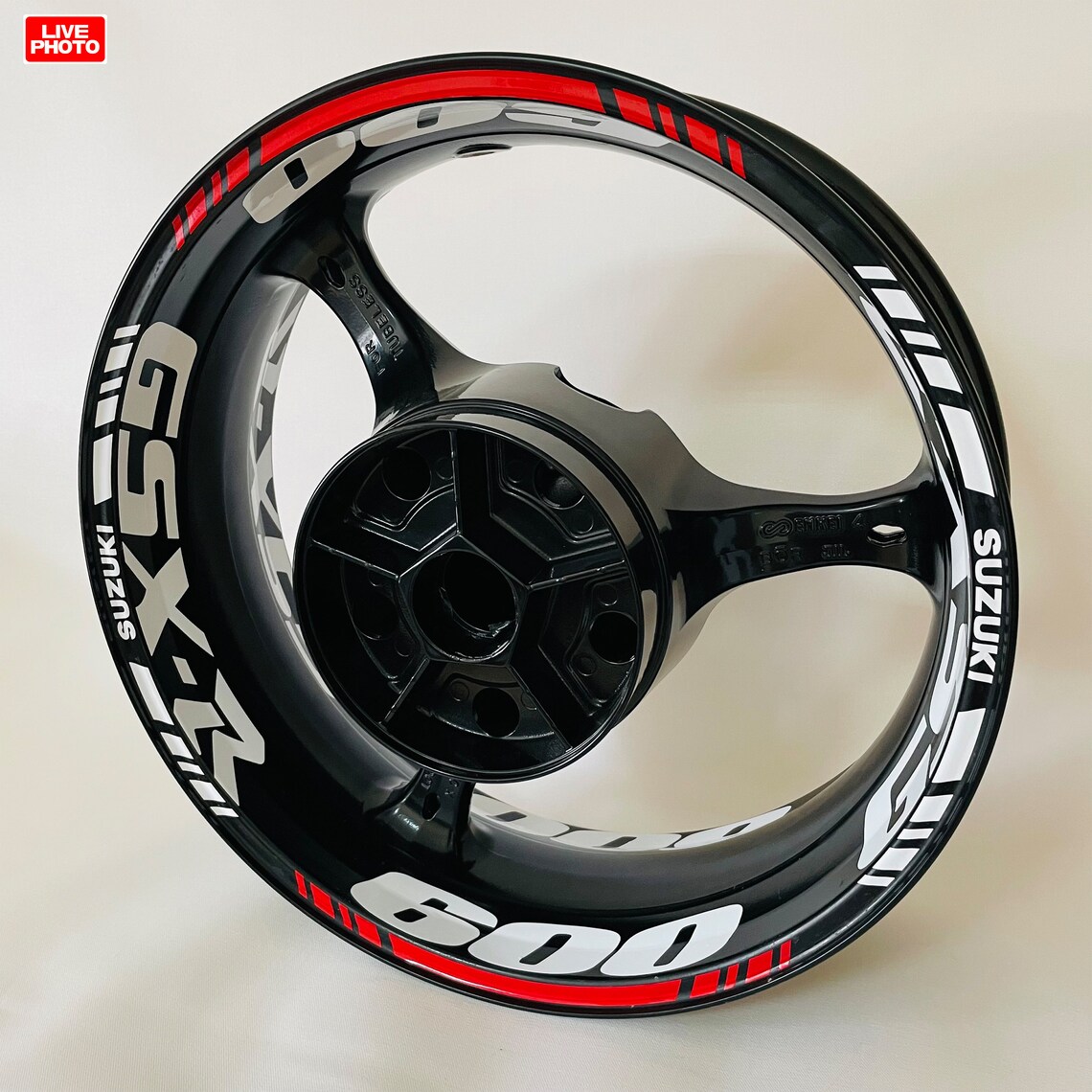 Suzuki GSX-R 600 Wheel Decals Rim Stickers for Suzuki Gsxr 600 Tape ...