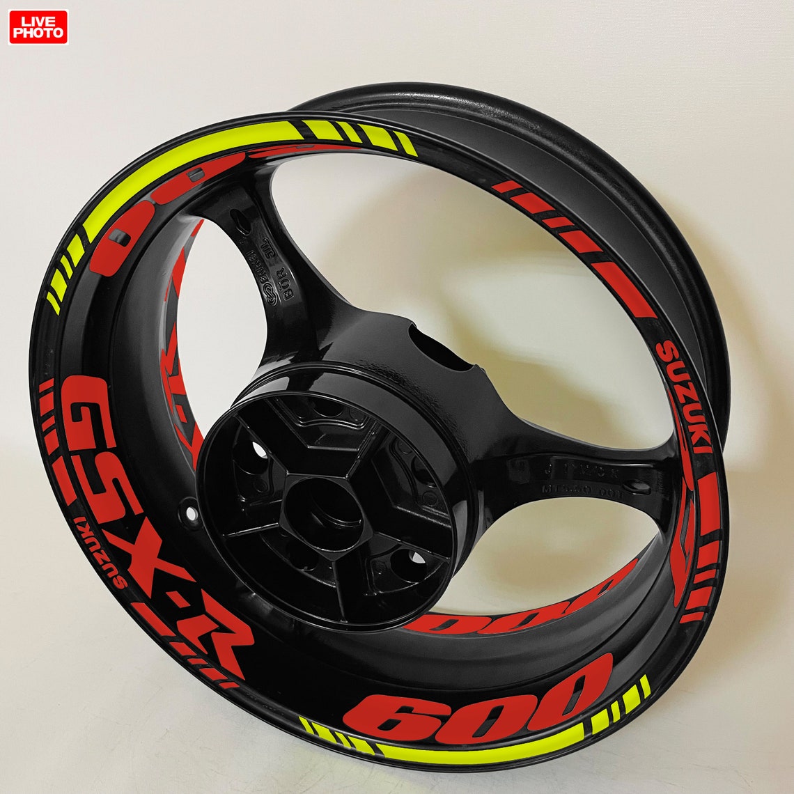 Suzuki GSX-R 600 Wheel Decals Rim Stickers for Suzuki Gsxr 600 Tape ...