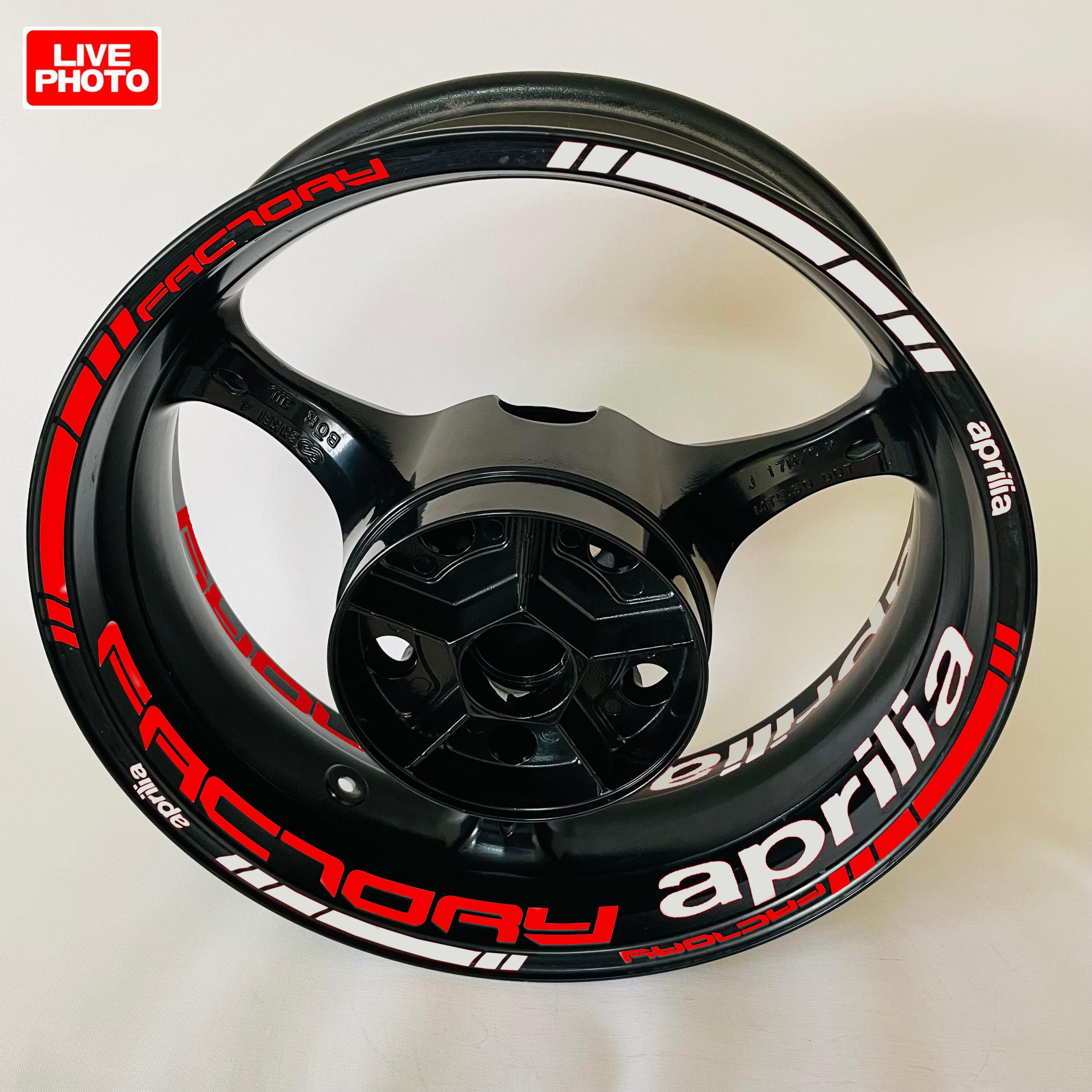 Aprilia Factory Wheel Stickers Motorcycle Decals Aprilia Rim - Etsy