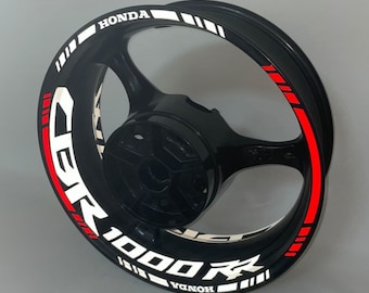 Honda Motorcycle Wheel Decals - Etsy