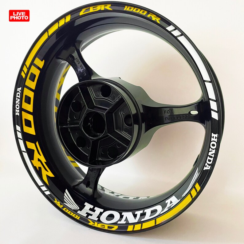 Wheel Stickers for Honda CBR1000RR Rim Stripes Motorcycle - Etsy