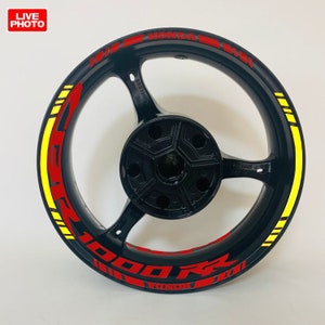Decals Wheel for Cbr1000rr Honda Motorcycle Rim Decals Rim Tape Set ...