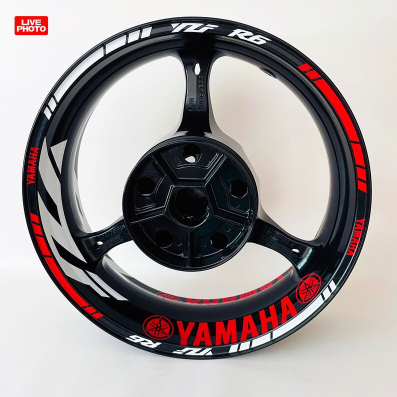 Yamaha R6 Motorcycle Yzf Wheel R6 Decals Rim Tape Reflective - Etsy