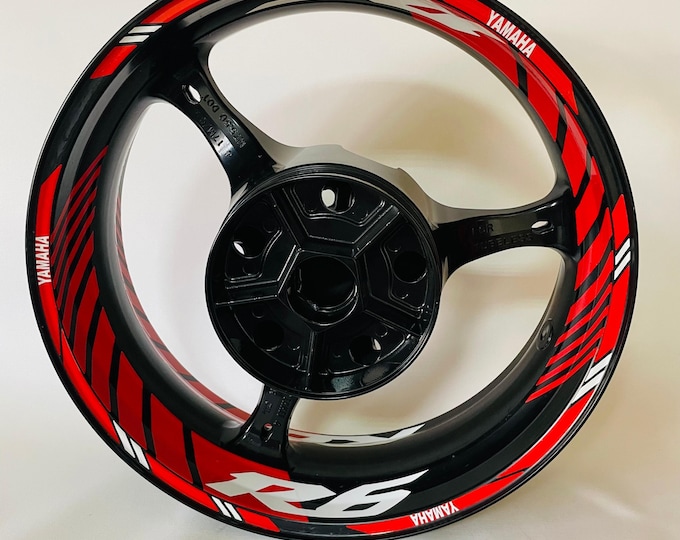Yamaha R6 Wheel Decals Rim Stickers Tape Yamaha YZF-R6 Sticker - Etsy