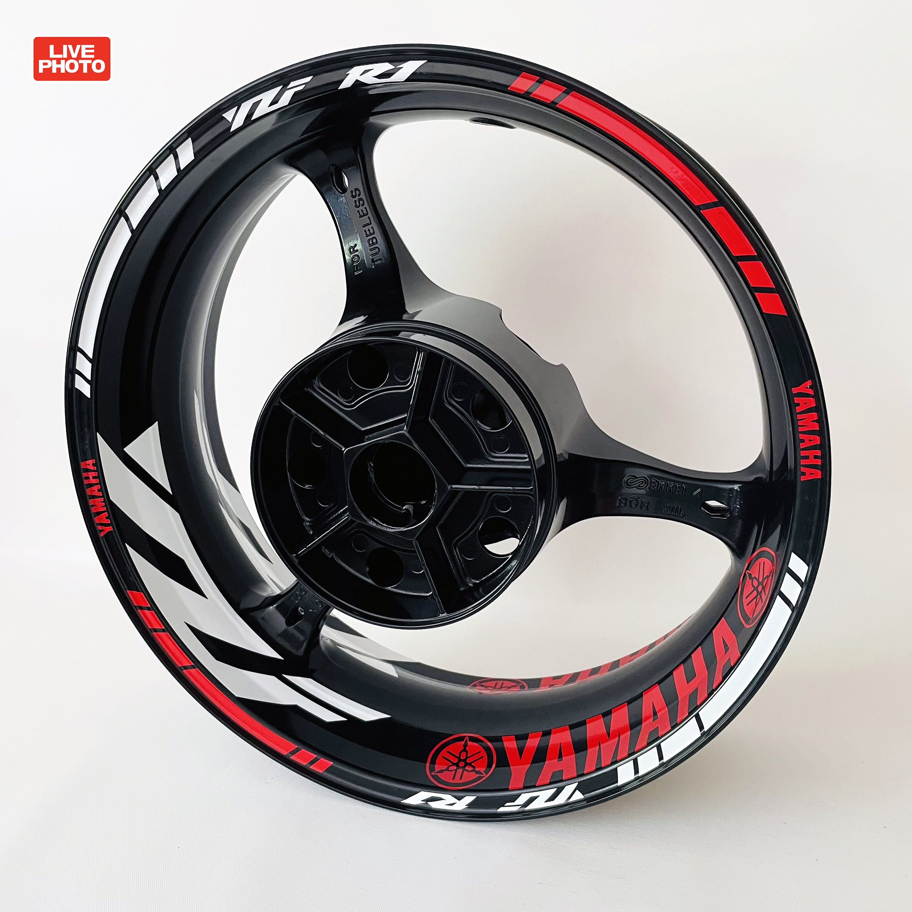 Yamaha R1 Wheel Stickers Rim Tape Yamaha YZF-R1 Rim Decal Yzf Stickers ...