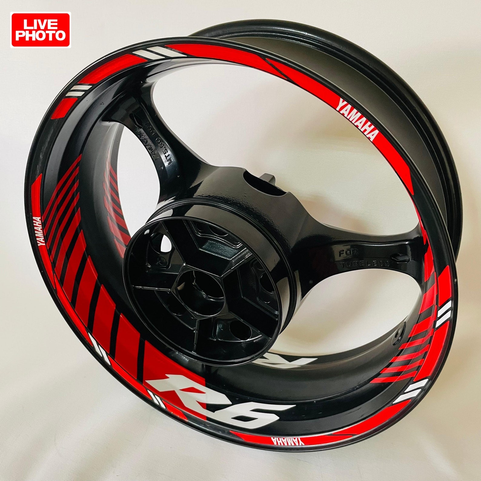 Yamaha R6 Wheel Decals Rim Stickers Tape Yamaha YZF-R6 Sticker Set ...