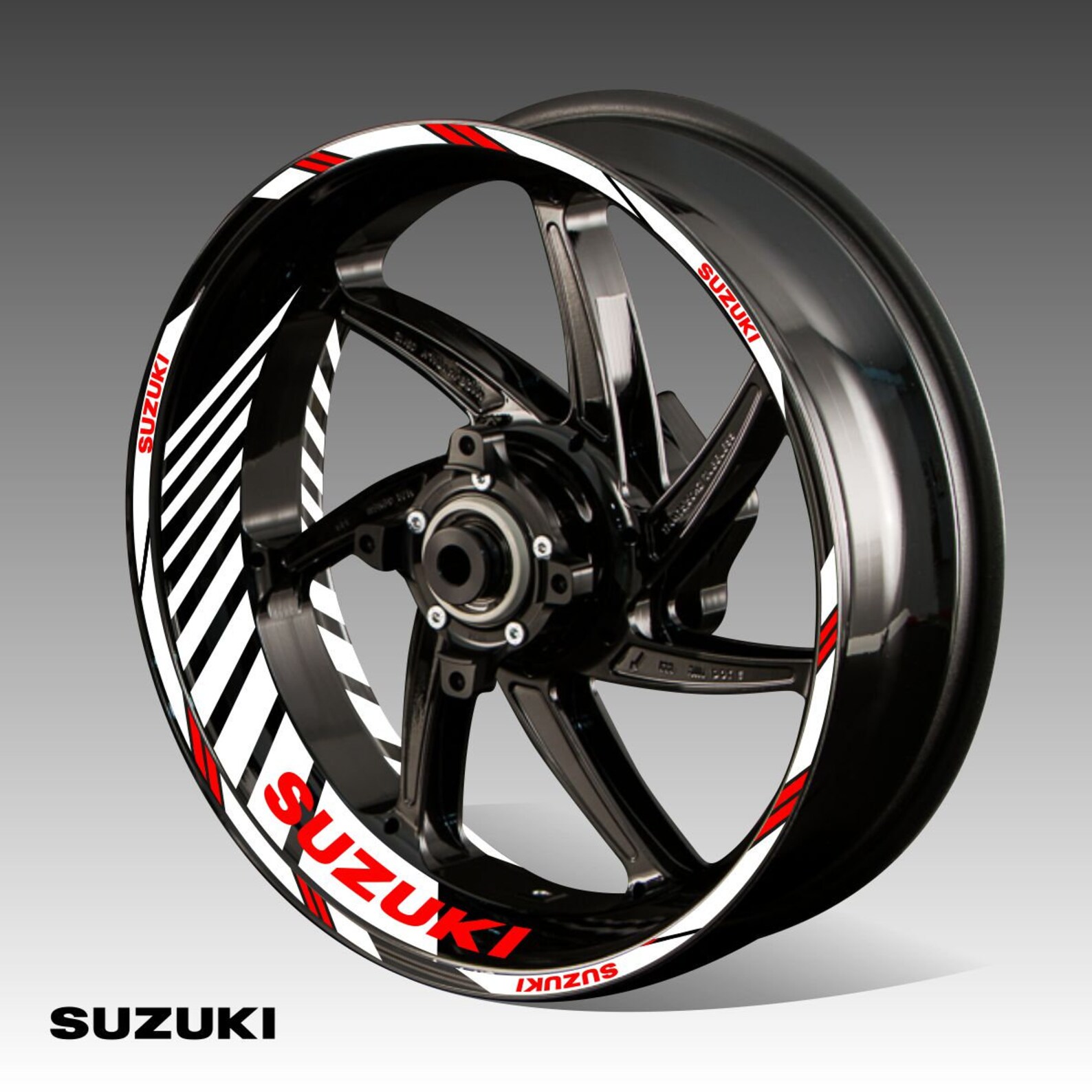 Suzuki Wheel Decals Rim Stickers for Suzuki Motorcycle Stripes Gsxr Rim ...