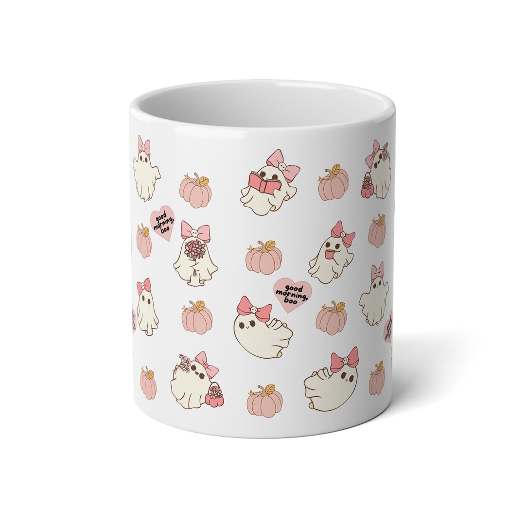 Good Morning Boo, Halloween Cute Ghost Jumbo Mug, 20oz - Etsy