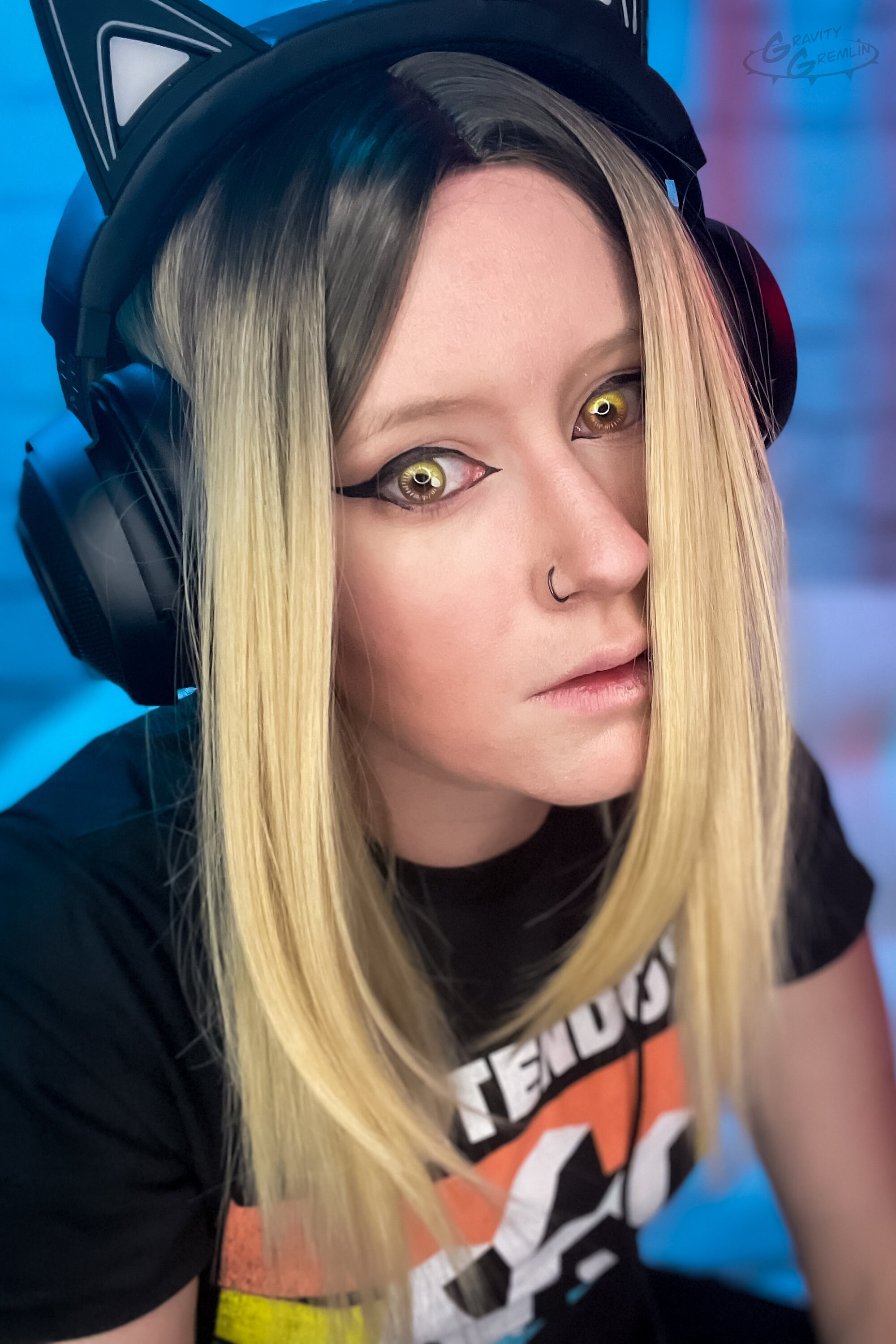 Gamer Kitty Boy Cosplay Print - Etsy