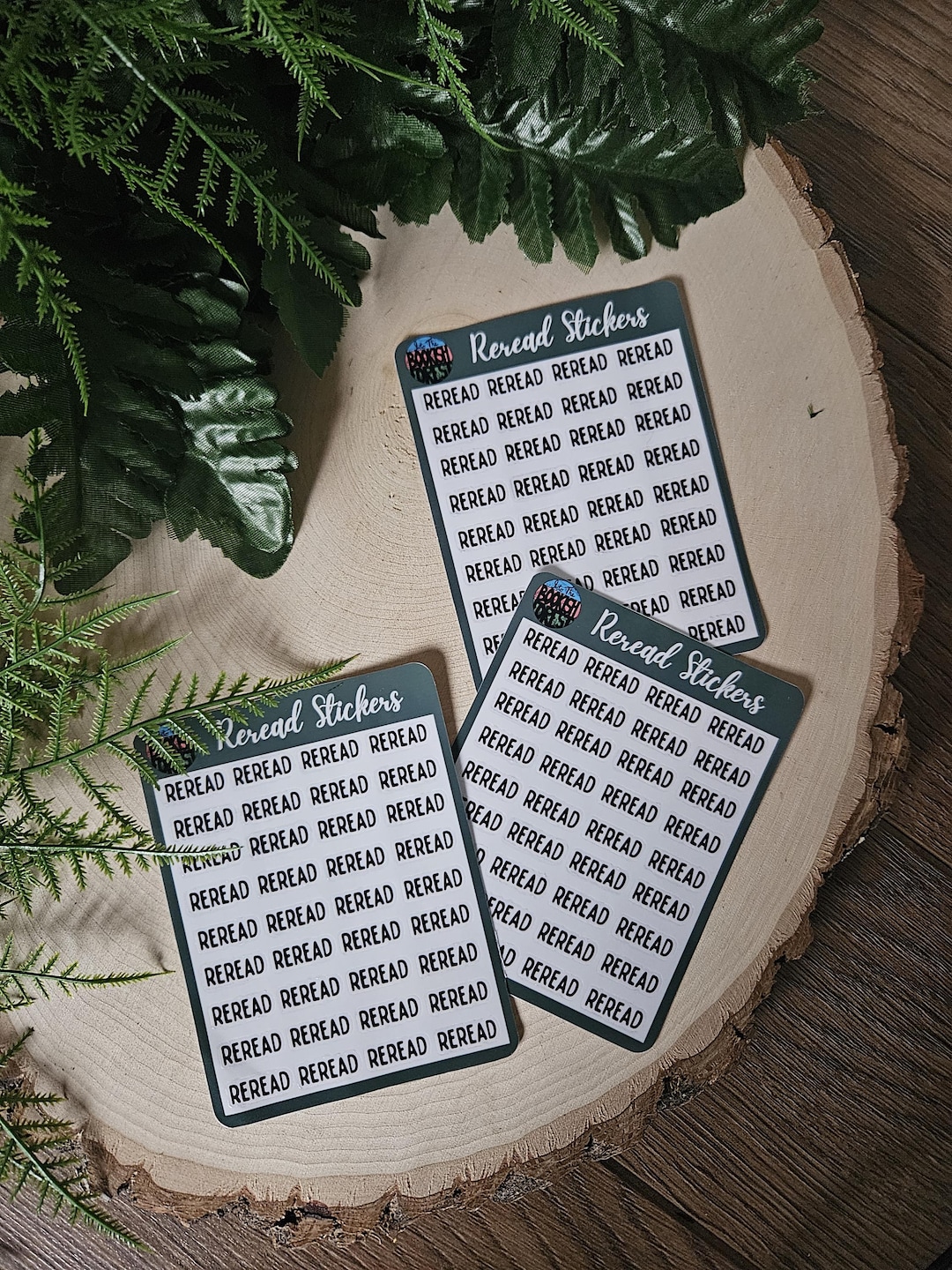 Book Journal/annotating Stickers - Reread Stickers - Etsy