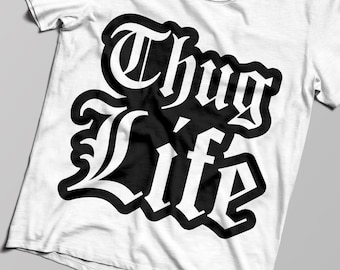 Thug Life Svg | Etsy