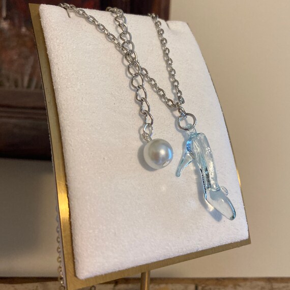 Disney Cinderella Glass Slipper Pendant Necklace | Etsy