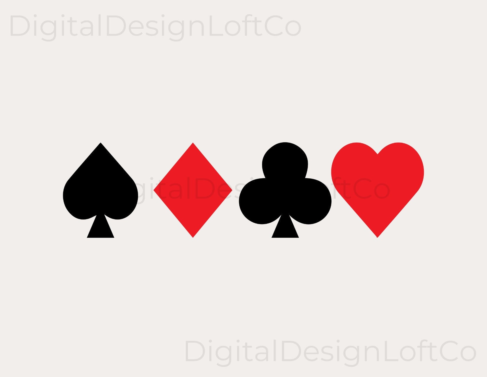 Playing Cards Svg Ace of Spades Svg Clubs Svg Diamonds - Etsy