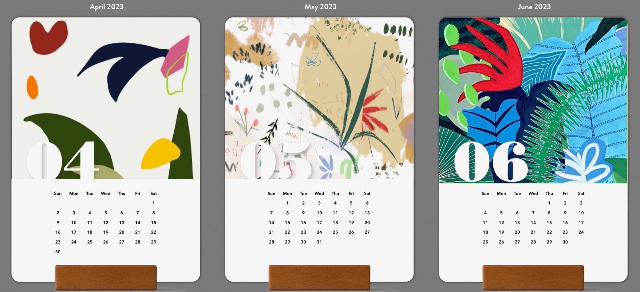 2023 Mini Desk Calendar - Etsy