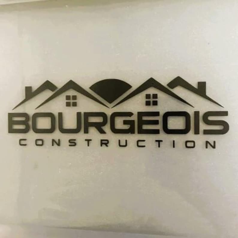 Custom Business Logo Decal: Car Window Vinyl Sticker - Etsy