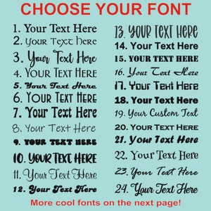 Your Business Name With Two Additional Lines of Text. Select Length of ...