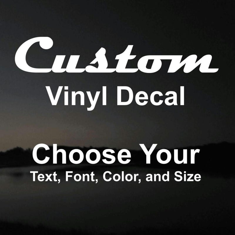 Vinyl Decal - Etsy