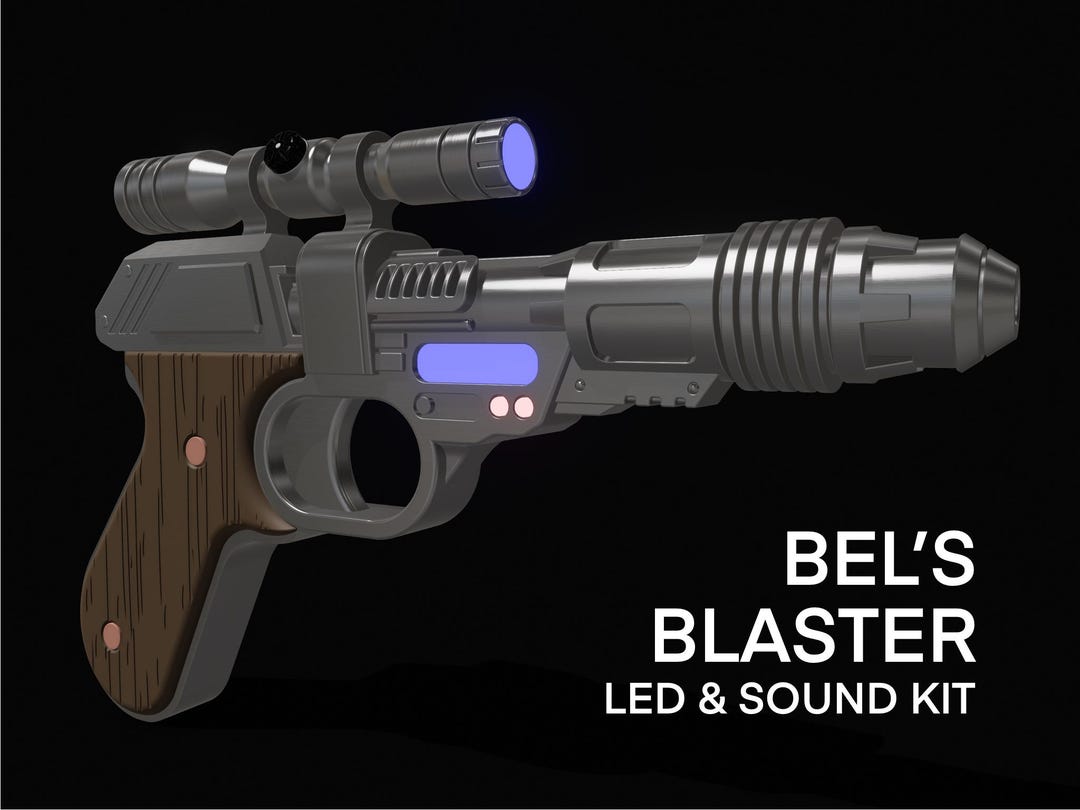 Doctor Who - Bel's Blaster - 3D Printed Kit With Leds - Etsy