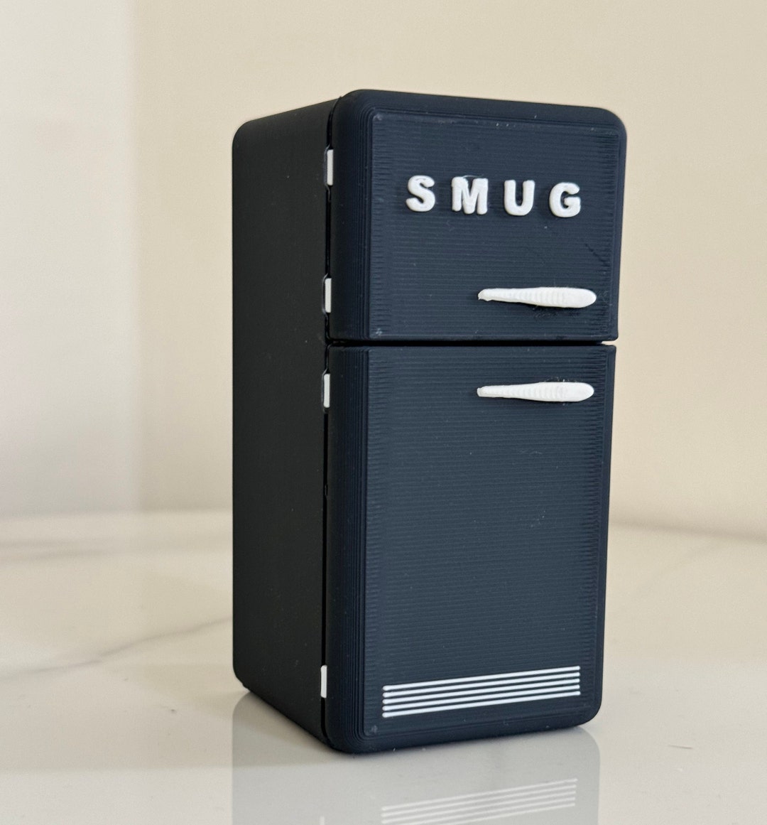 Miniature Dollhouse SMUG Fridge - 3D Print File - Etsy