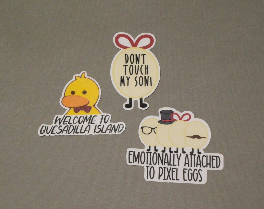 Quackity SMP Stickers QSMP Eggs - Etsy