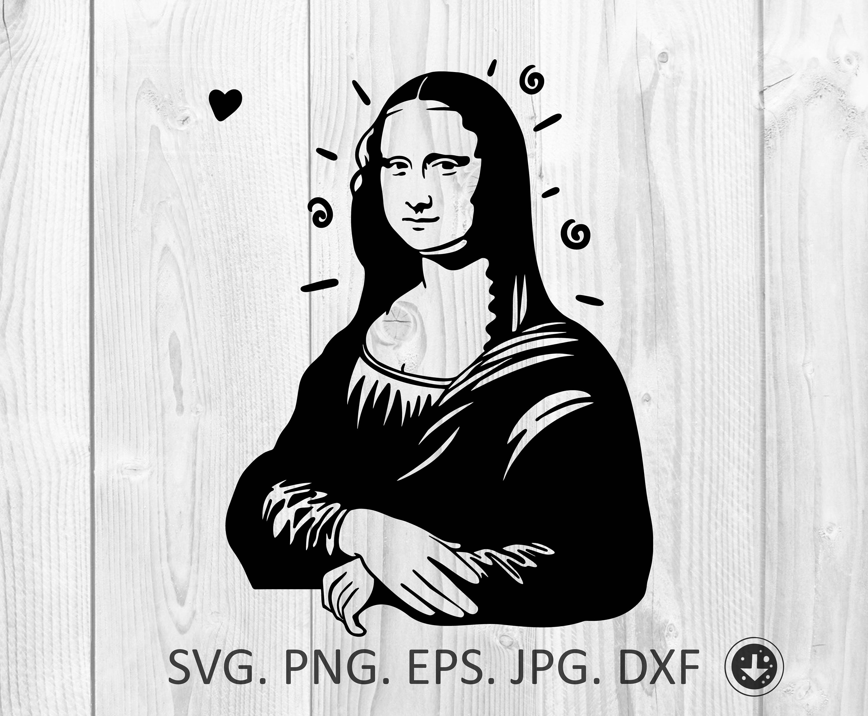 Mona Lisa Svg