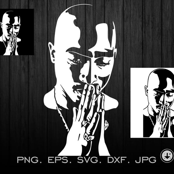 Tupac Svg - Etsy