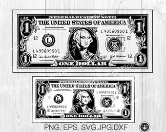 Clipart One Dollar Bill