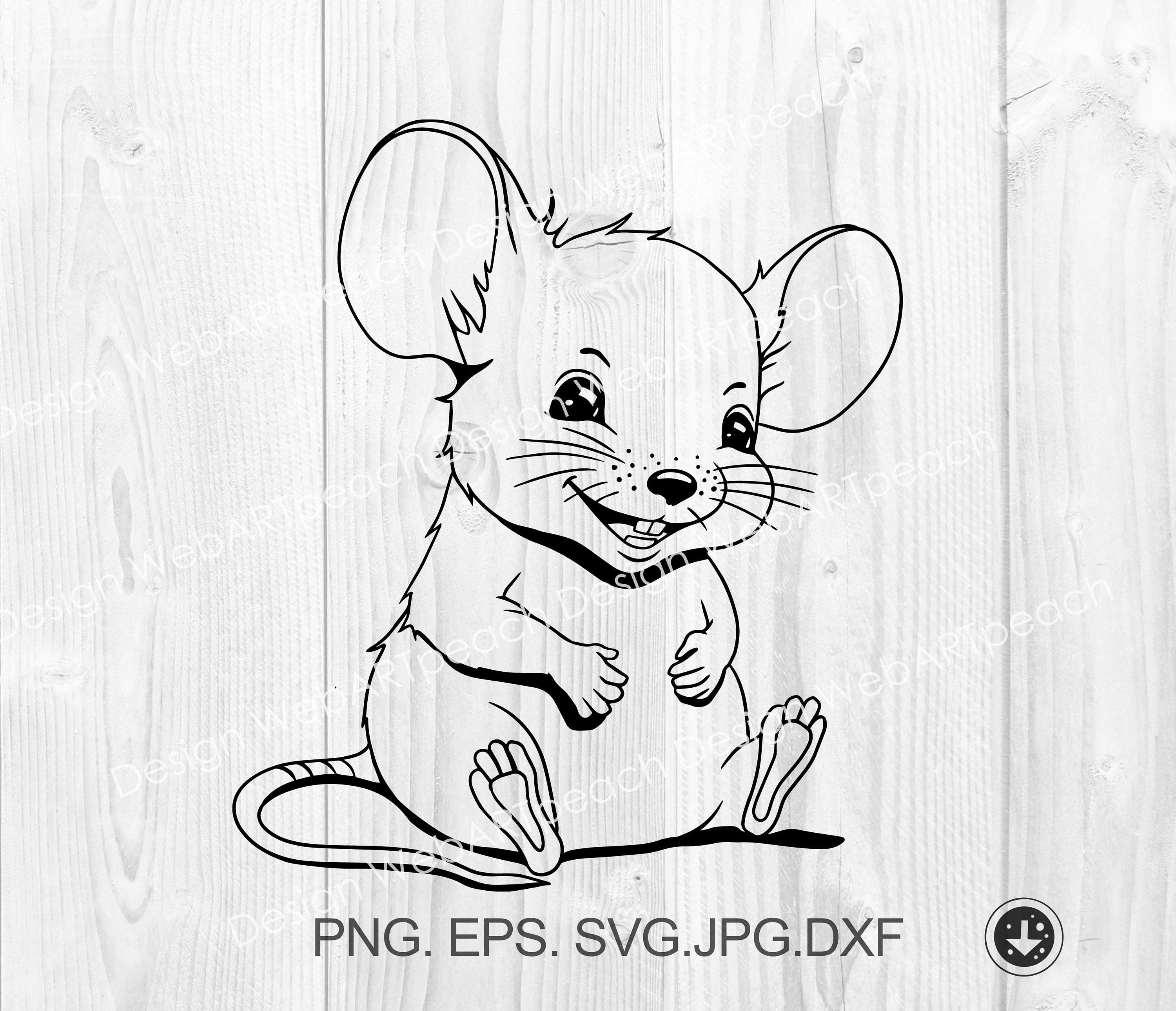 Baby Mouse Svg Cute Mouse Face Svg Mouse Sitting Happy - Etsy