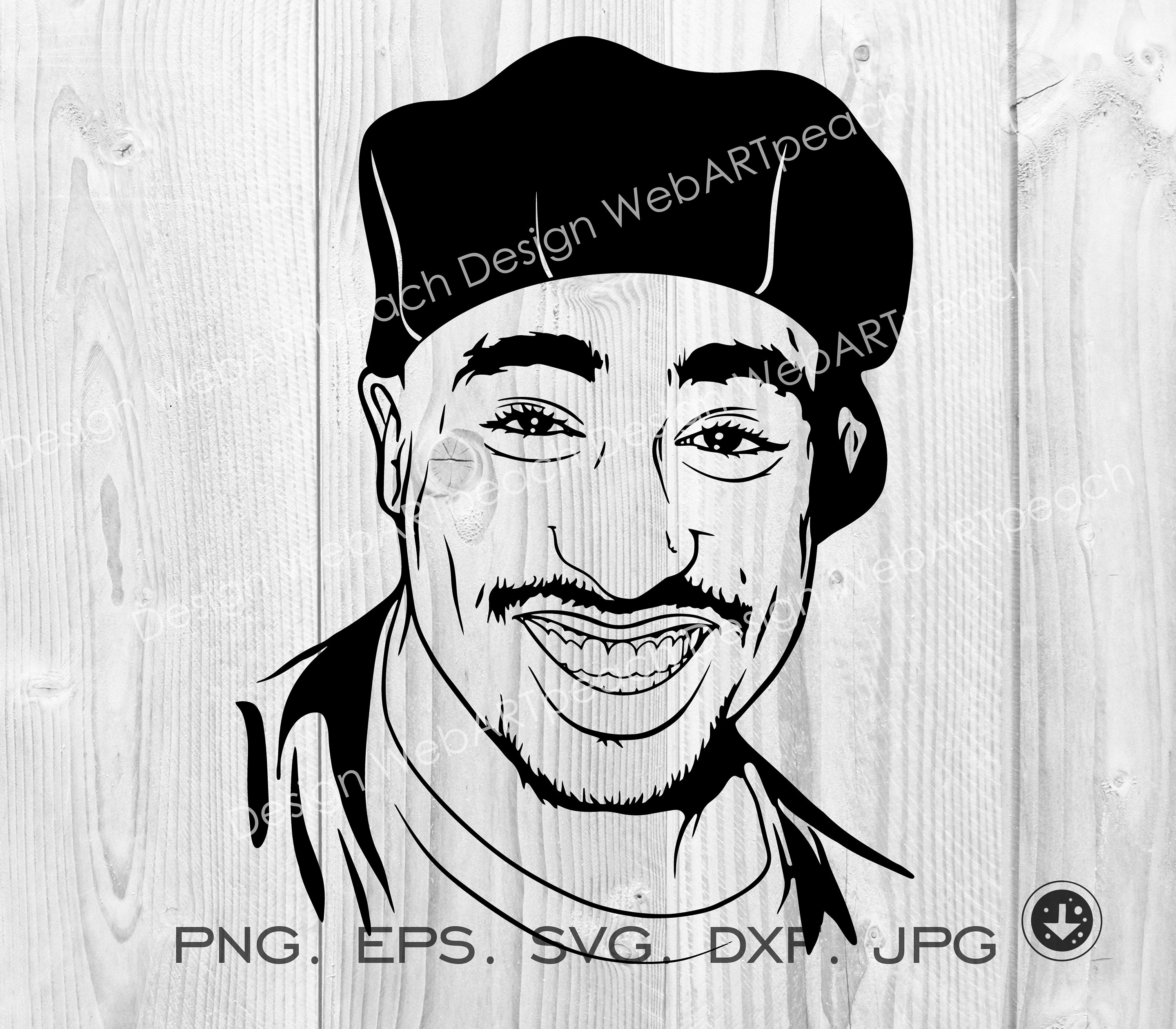 2PAC Svg Rapper Svg Tupac Svg Tupac Shakur Tupac Shakur