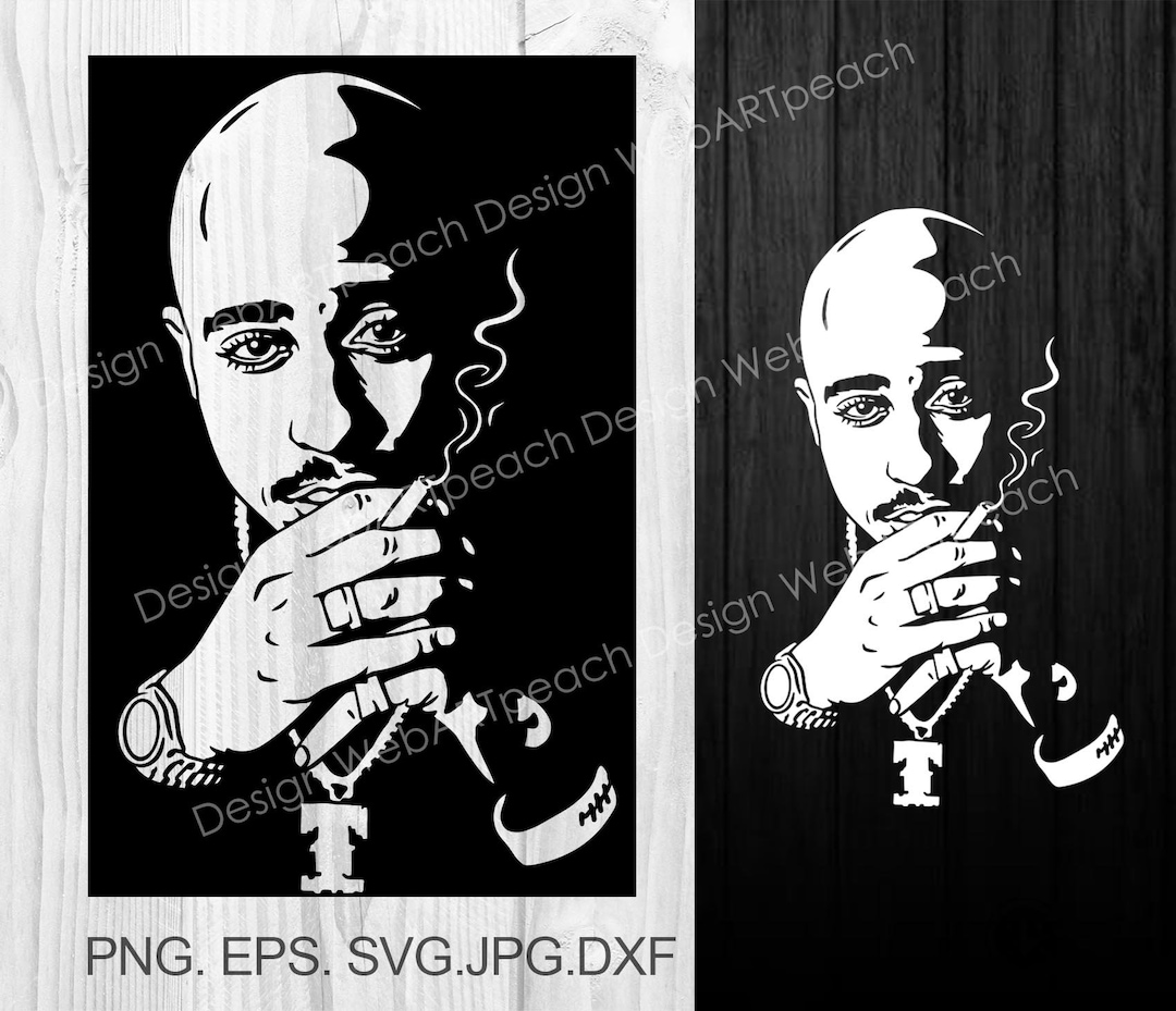 2PAC Svg, Rapper Svg, Tupac Svg, 2pac Shakur Rap Tupac Shakur Svg,tupac ...