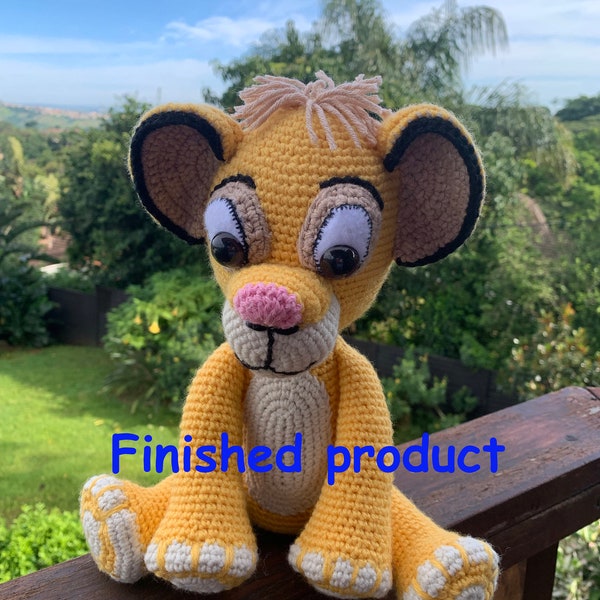 Crochet Simba - Etsy