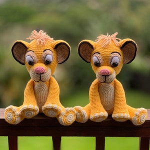 Simba- the Lion Crochet Pattern - Etsy