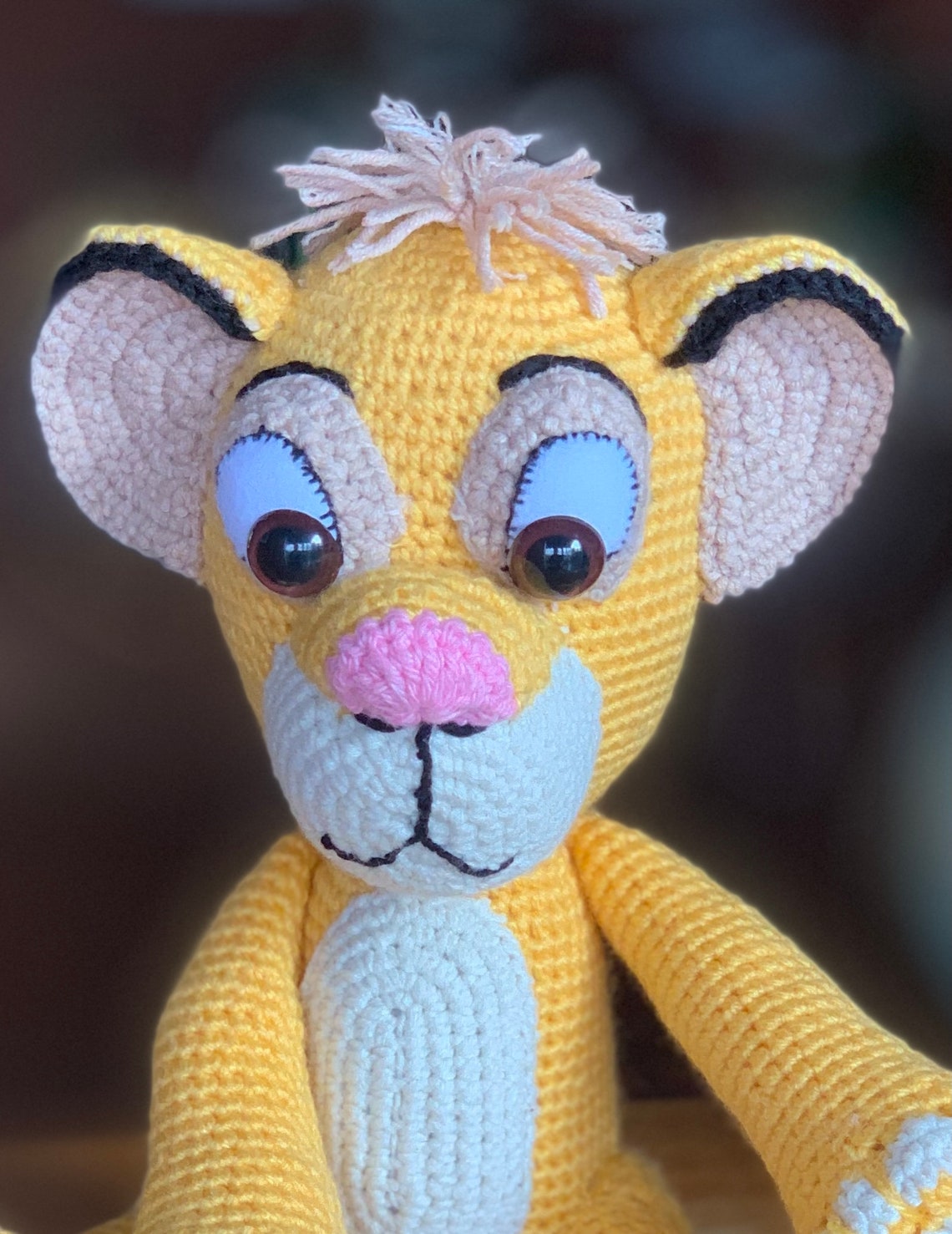 Simba the Lion Crochet Pattern - Etsy