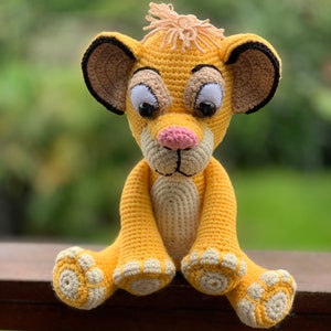 Simba the Lion Crochet Pattern - Etsy