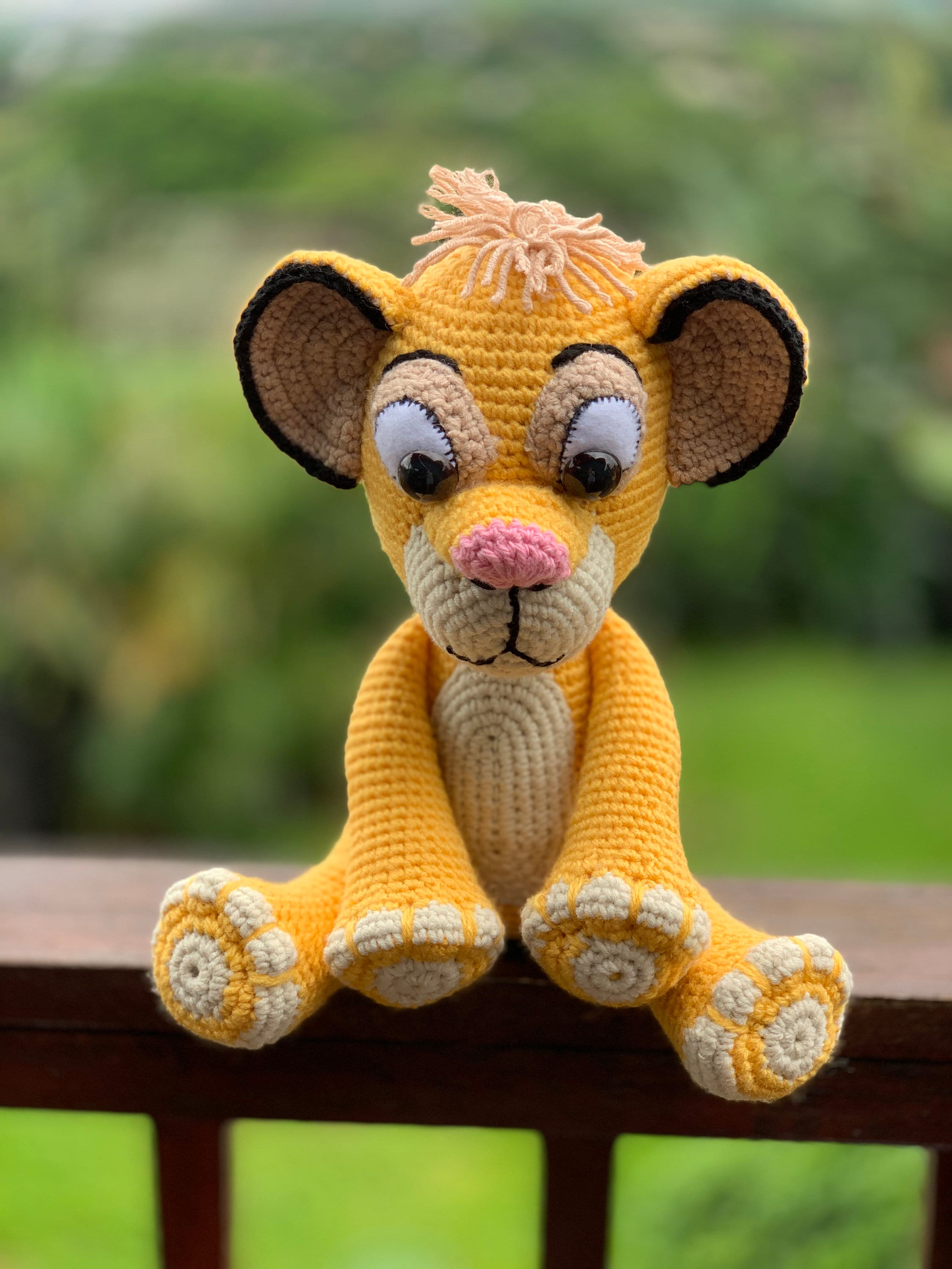 Simba- the Lion Crochet Pattern - Etsy