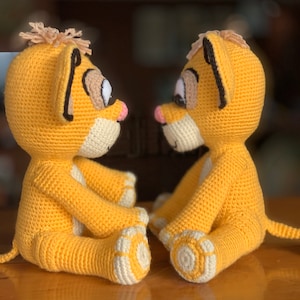 Simba- the Lion Crochet Pattern - Etsy