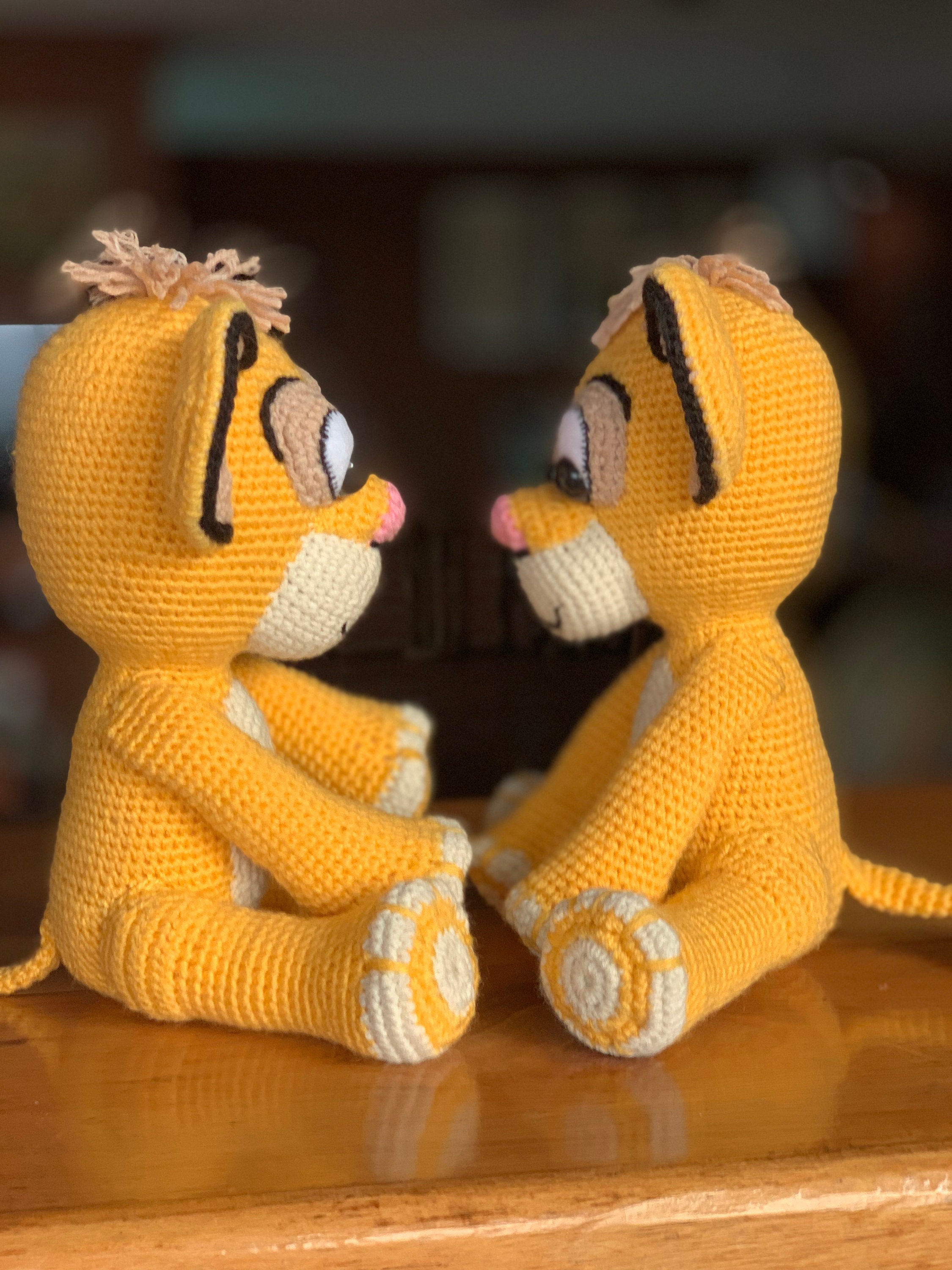 Simba- the Lion Crochet Pattern - Etsy