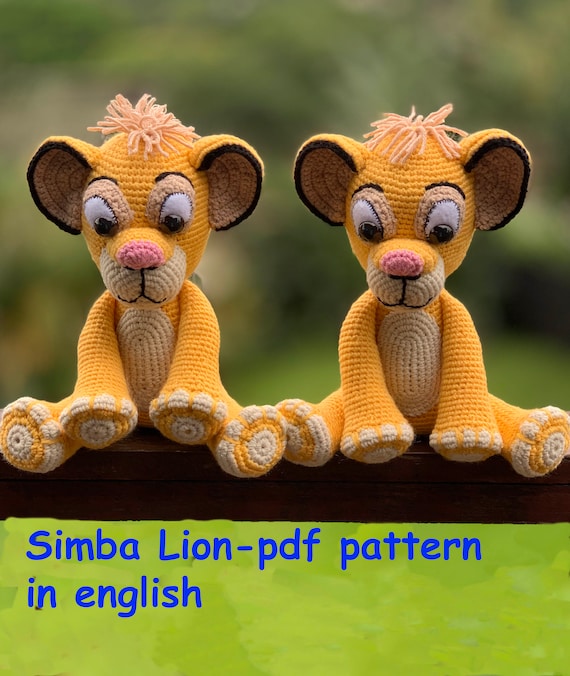 Simba the Lion Crochet Pattern - Etsy