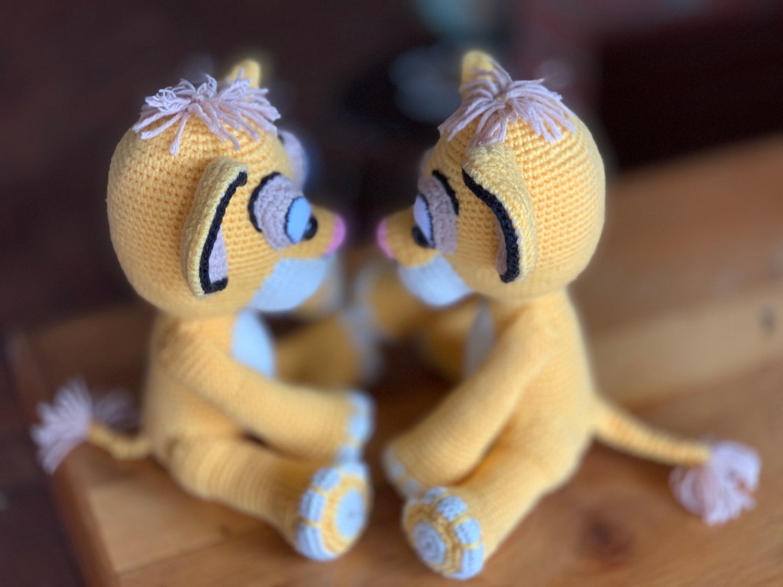Simba the Lion Crochet Pattern - Etsy
