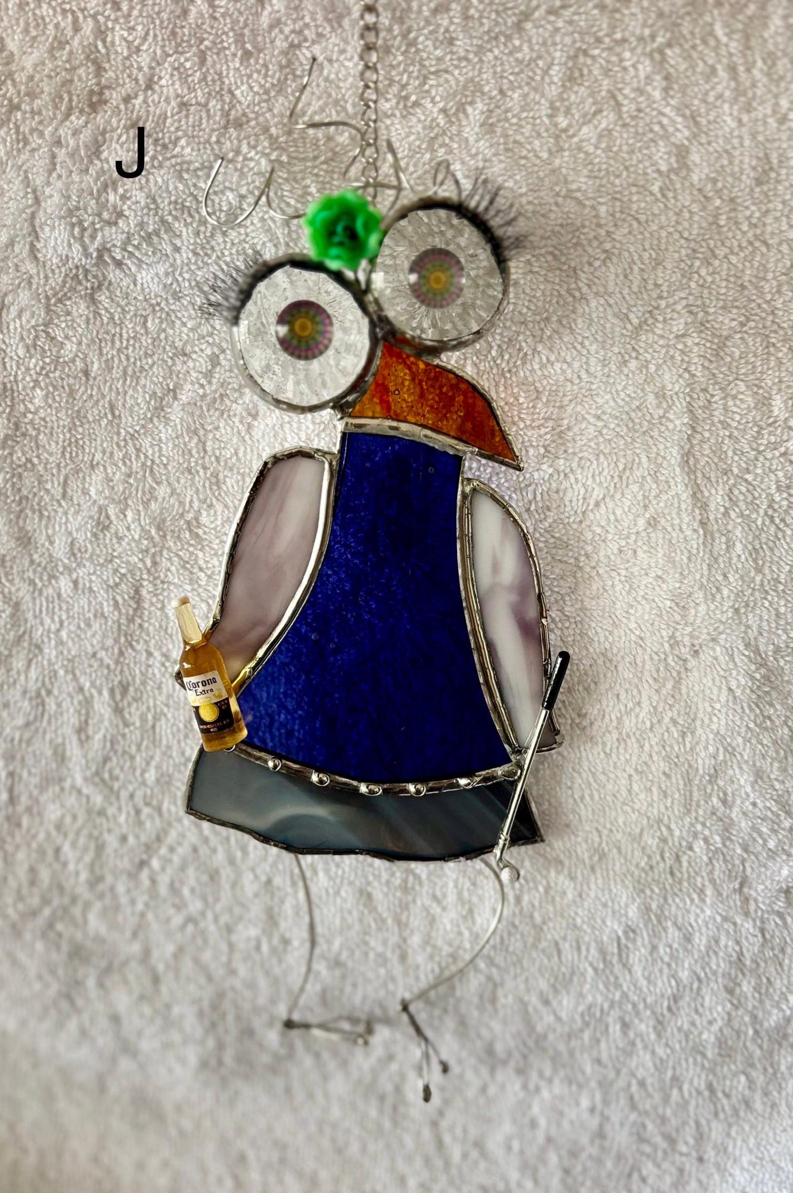 Stained Glass Funky Birds - Etsy